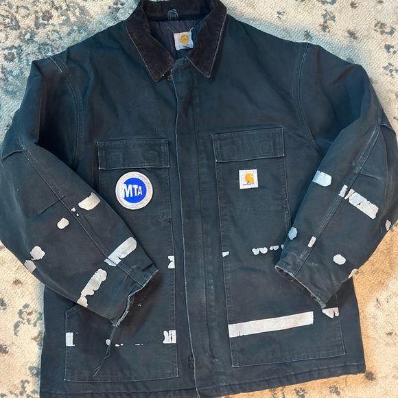 Carhartt | Jackets & Coats | Carhartt Wip Mta Workwear Jacket With Worn ...